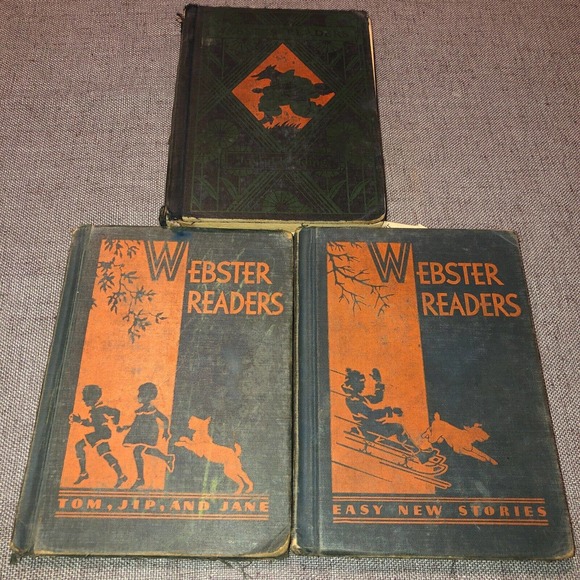Books | Accents | Webster Readers Lot Of 3 Vintage Hardcover Childrens ...
